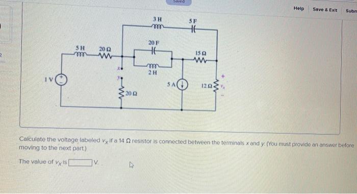 Solved Seved Help Save & Exit Subm 3H mm SF HE SH min 200 20 | Chegg.com