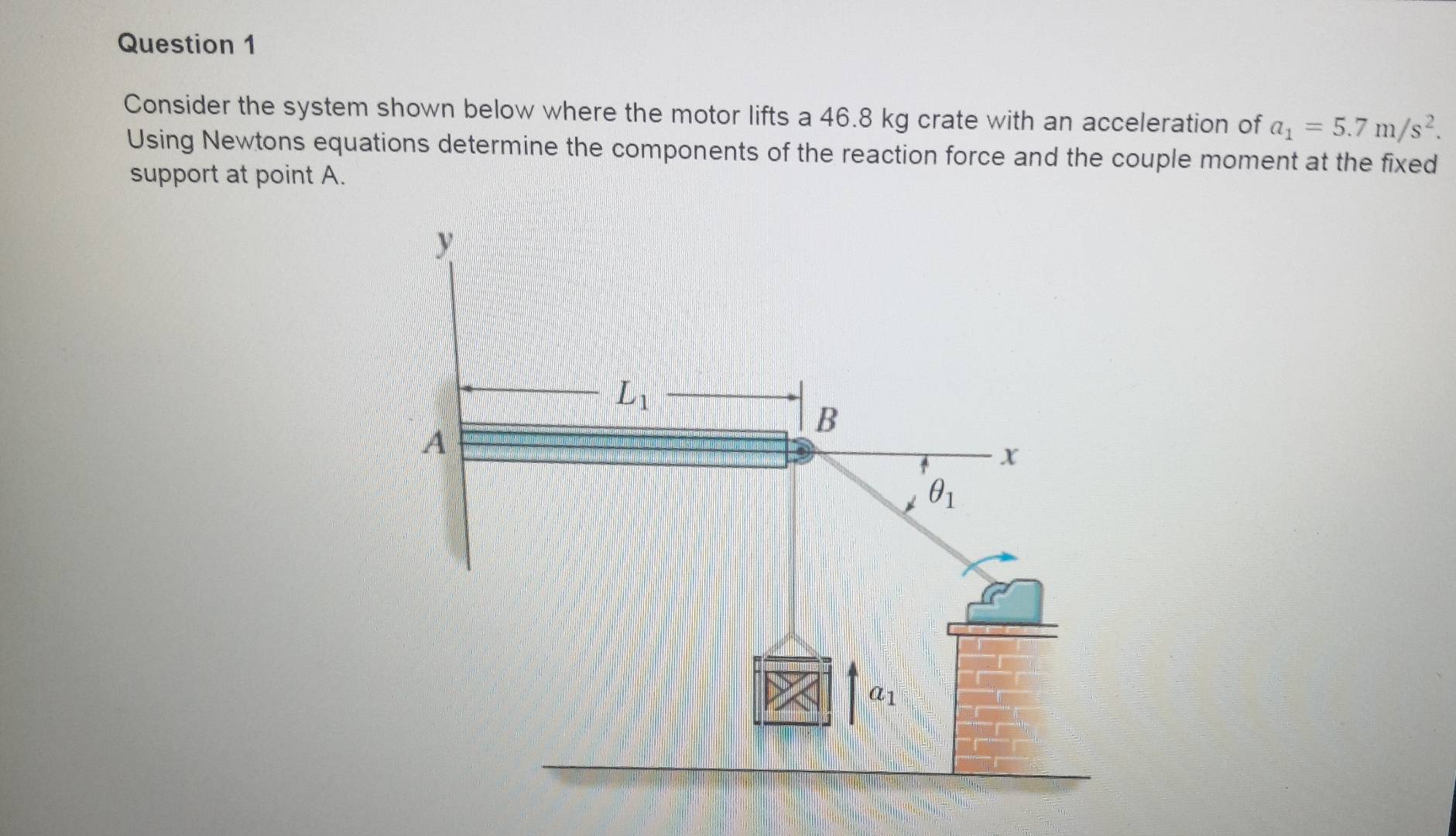 Solved Question 1Consider the system shown below where the | Chegg.com