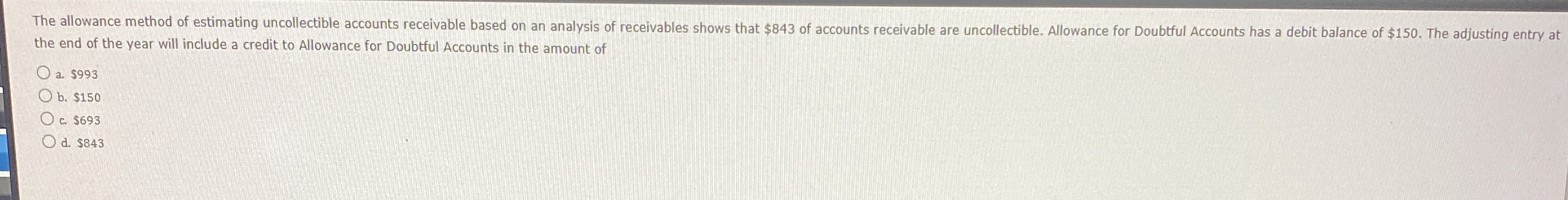 Solved the end of the year will include a credit to | Chegg.com