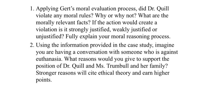 Solved 10:25 PM Sun Apr 19 Х Euthanasia Decision Scenario | Chegg.com