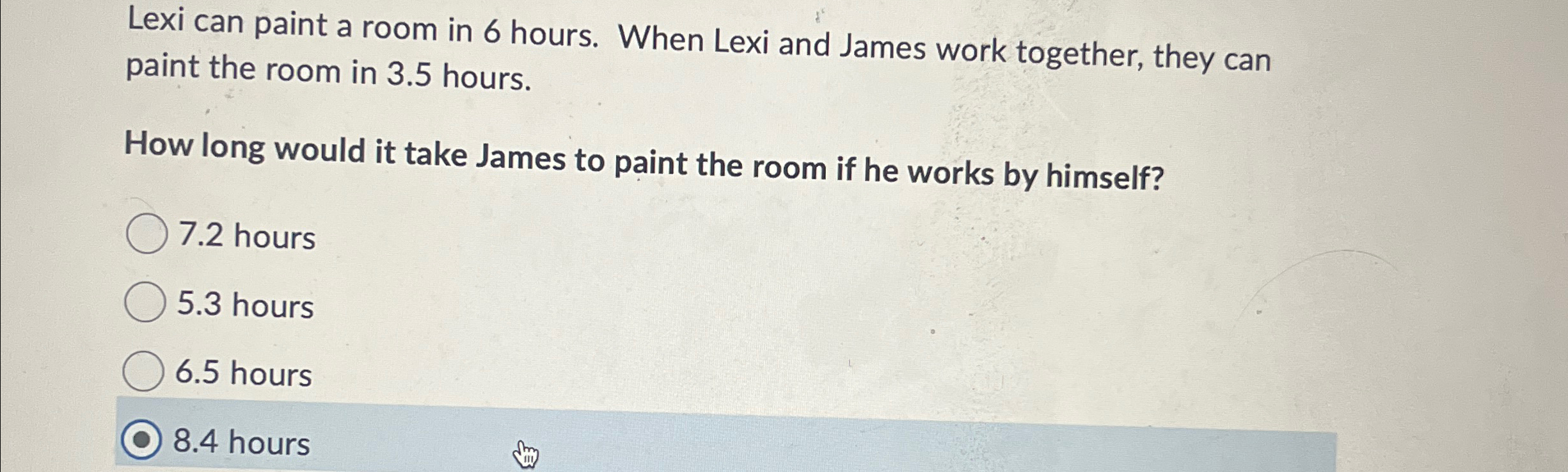 Lexi can paint a room in 6 ﻿hours. When Lexi and | Chegg.com