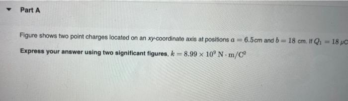 Solved Figure shows two point charges located on an | Chegg.com
