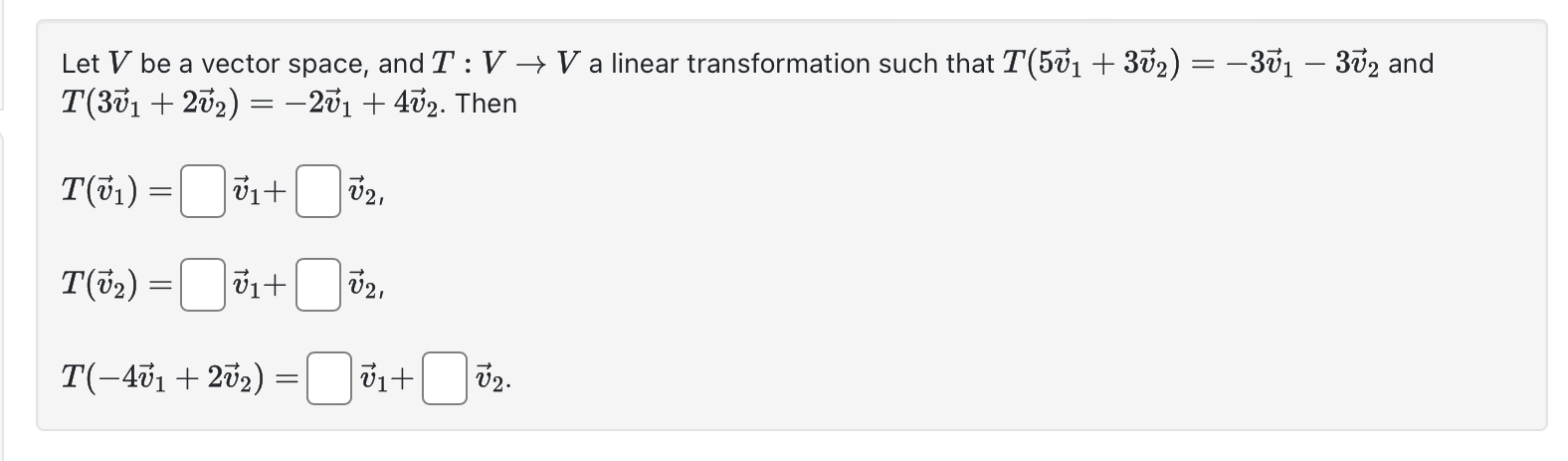 Solved Let V ﻿be a vector space, and T:V→V ﻿a linear | Chegg.com