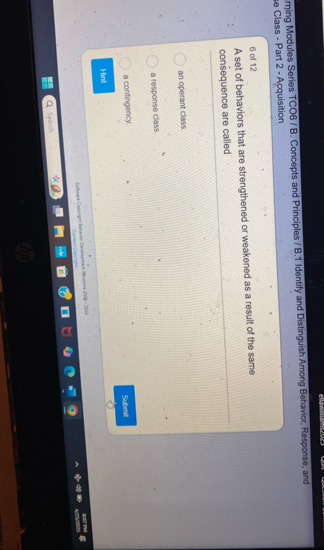 Solved rning Modules Series TCO6 / ﻿B. ﻿Concepts and | Chegg.com