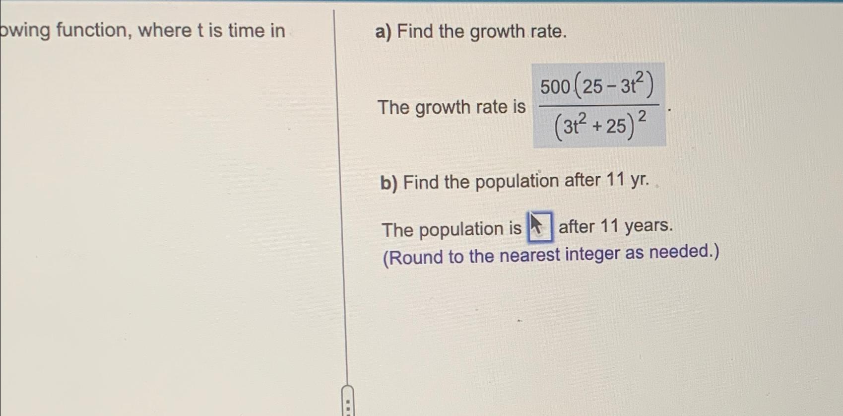 Solved pwing function, where t ﻿is time ina) ﻿Find the | Chegg.com