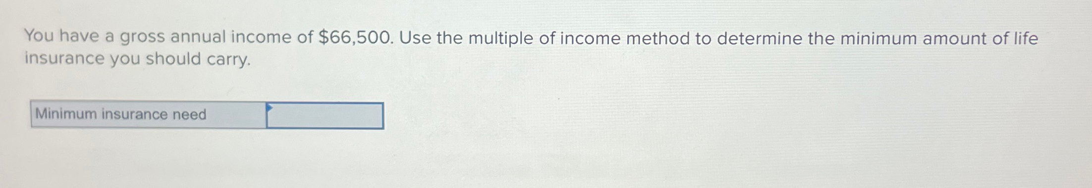 Solved You have a gross annual income of $66,500. ﻿Use the | Chegg.com