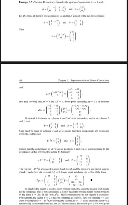 Solved Consider the system of the constraints Ax=b with | Chegg.com