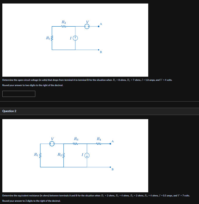 Solved Determine the open-circuit voltage (in volts) ﻿that | Chegg.com