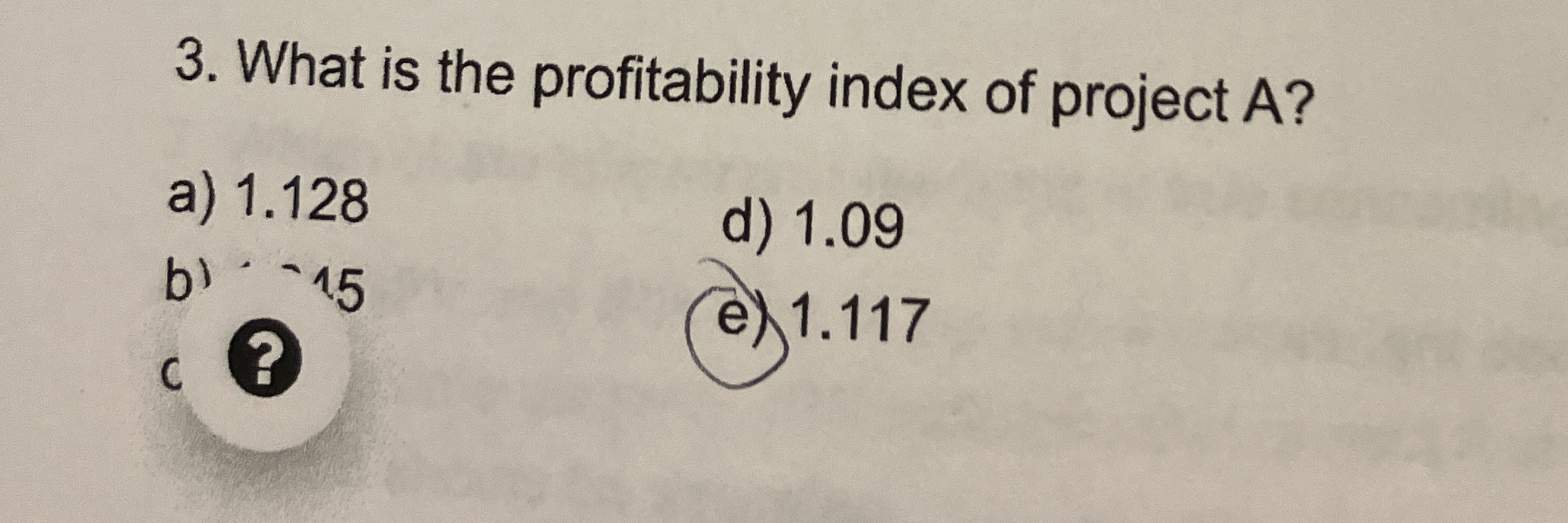 High Quality SOLUTION What is the profitability index of project | Chegg.com