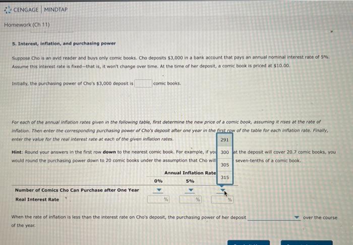 Solved 5. Interest, inflation, and purchasing power Suppose | Chegg.com