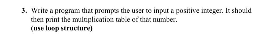 Solved Write a program that prompts the user to input a | Chegg.com
