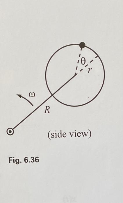 Solved 6.47. Vertically rotating hoop ∗∗∗ A bead is free to | Chegg.com