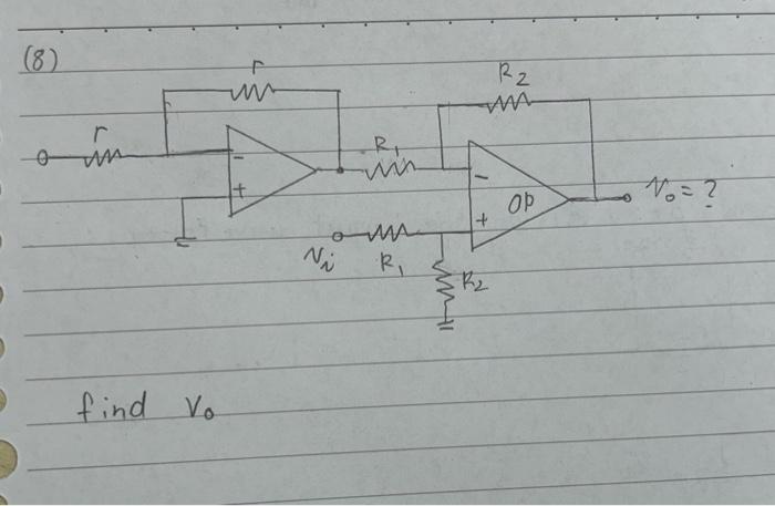 Solved find V0 | Chegg.com