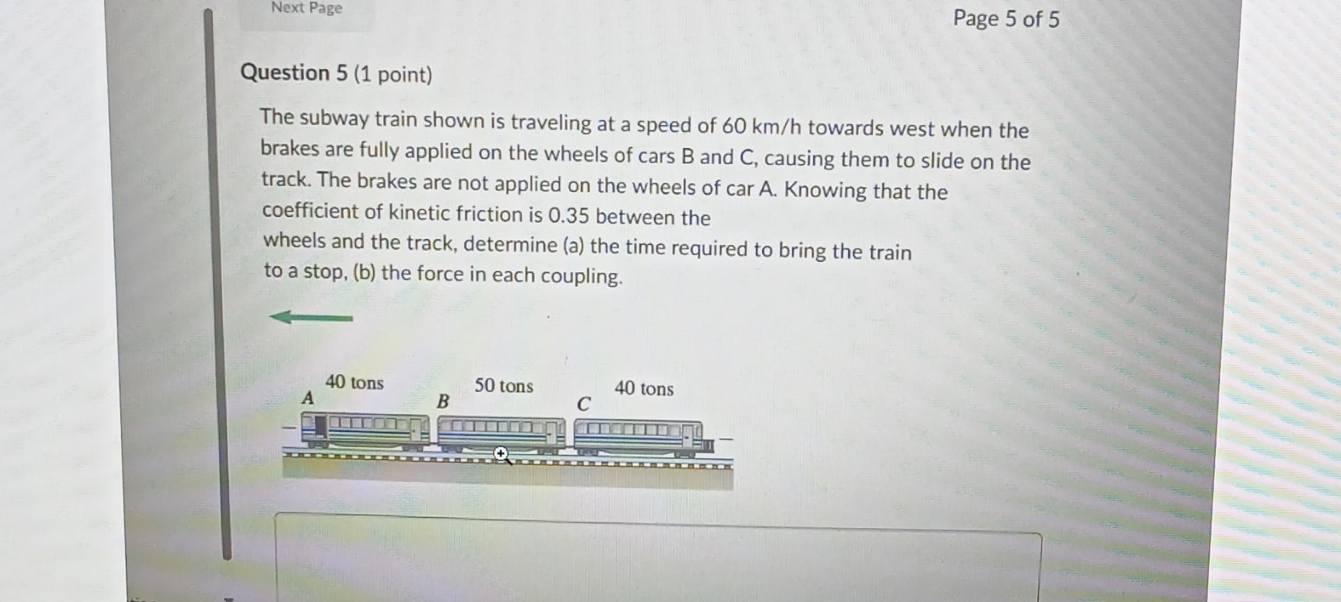 Solved Q3- Block B is supported by block A and is attached | Chegg.com