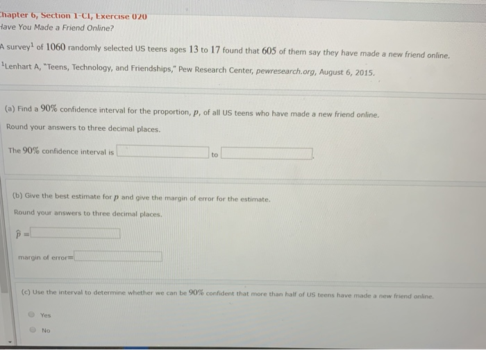 Solved Chapter 6, Section 1-C1, Exercise 020 Have You Made a | Chegg.com