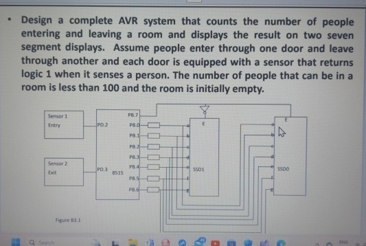Solved Design A Complete Avr System Using Atmega32 ﻿that