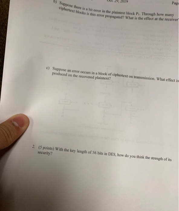 Solved ons. 1. (15 points) The Cipher Block Chaining (CBC) | Chegg.com