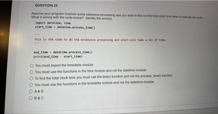 Solved Assume your program involves some extensive | Chegg.com