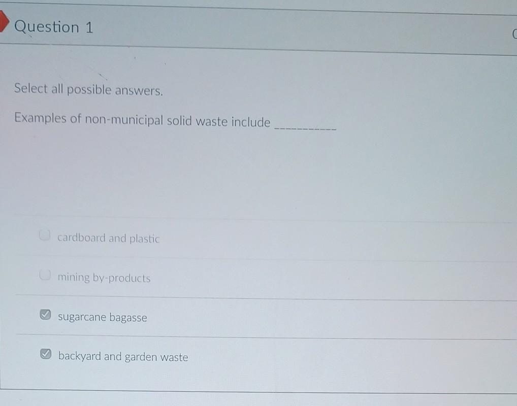 Solved Select all possible answers. Examples of | Chegg.com