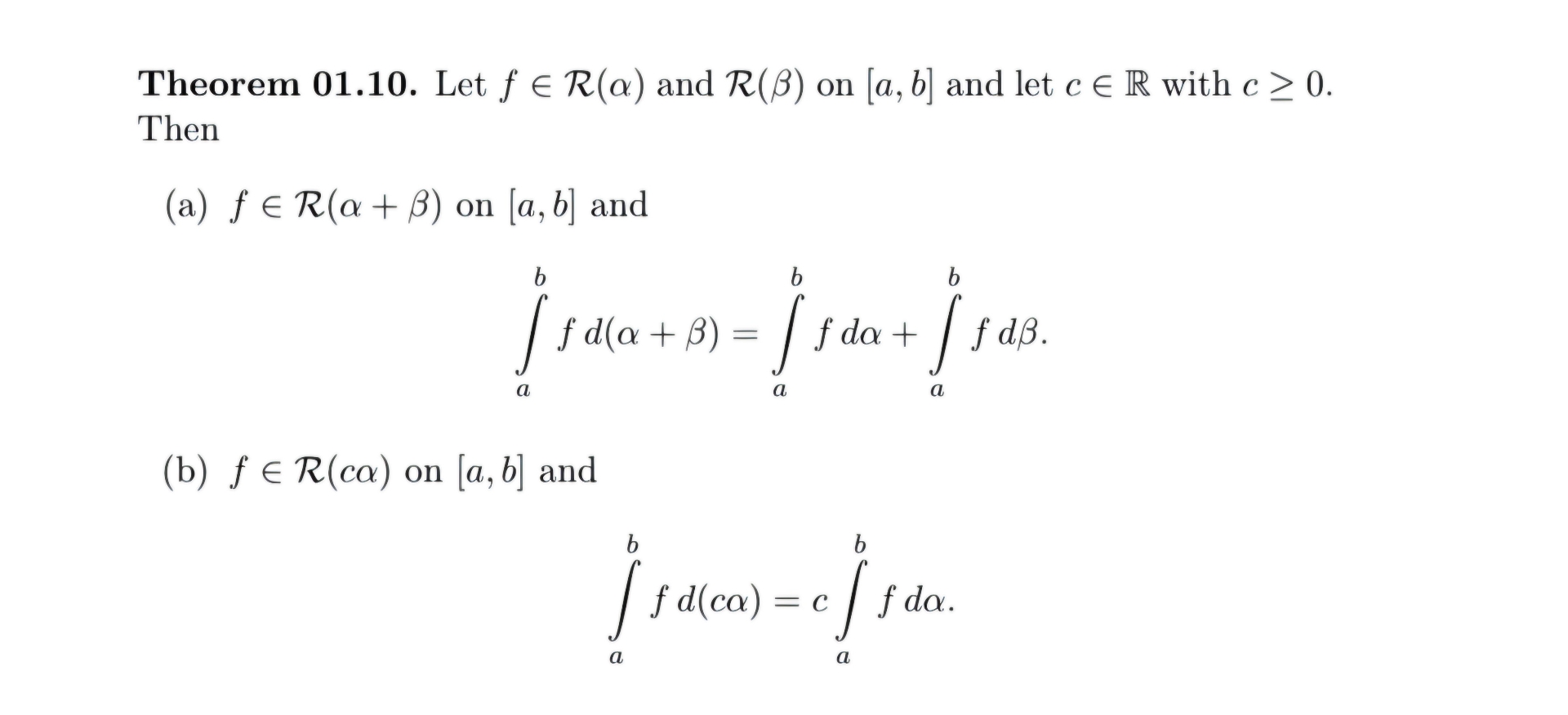 Solved Real Analysis II - ﻿please complete the proofTheorem | Chegg.com