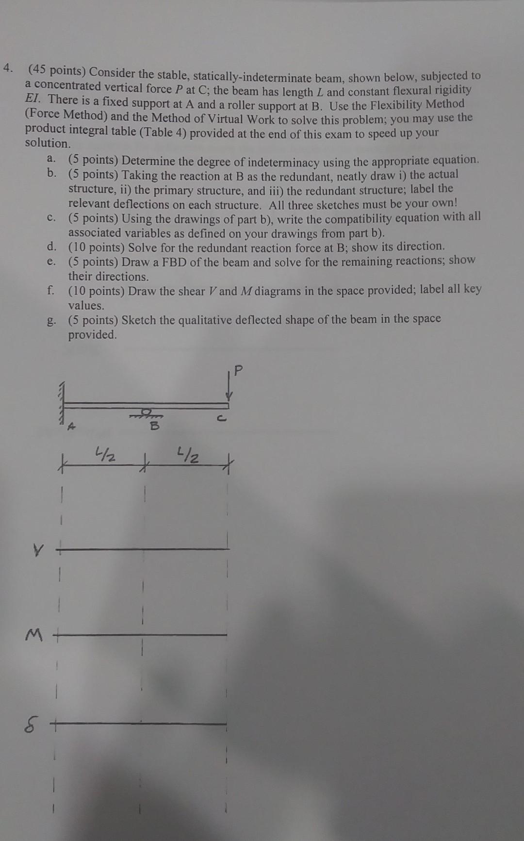 Solved 4. (45 points) Consider the stable, | Chegg.com