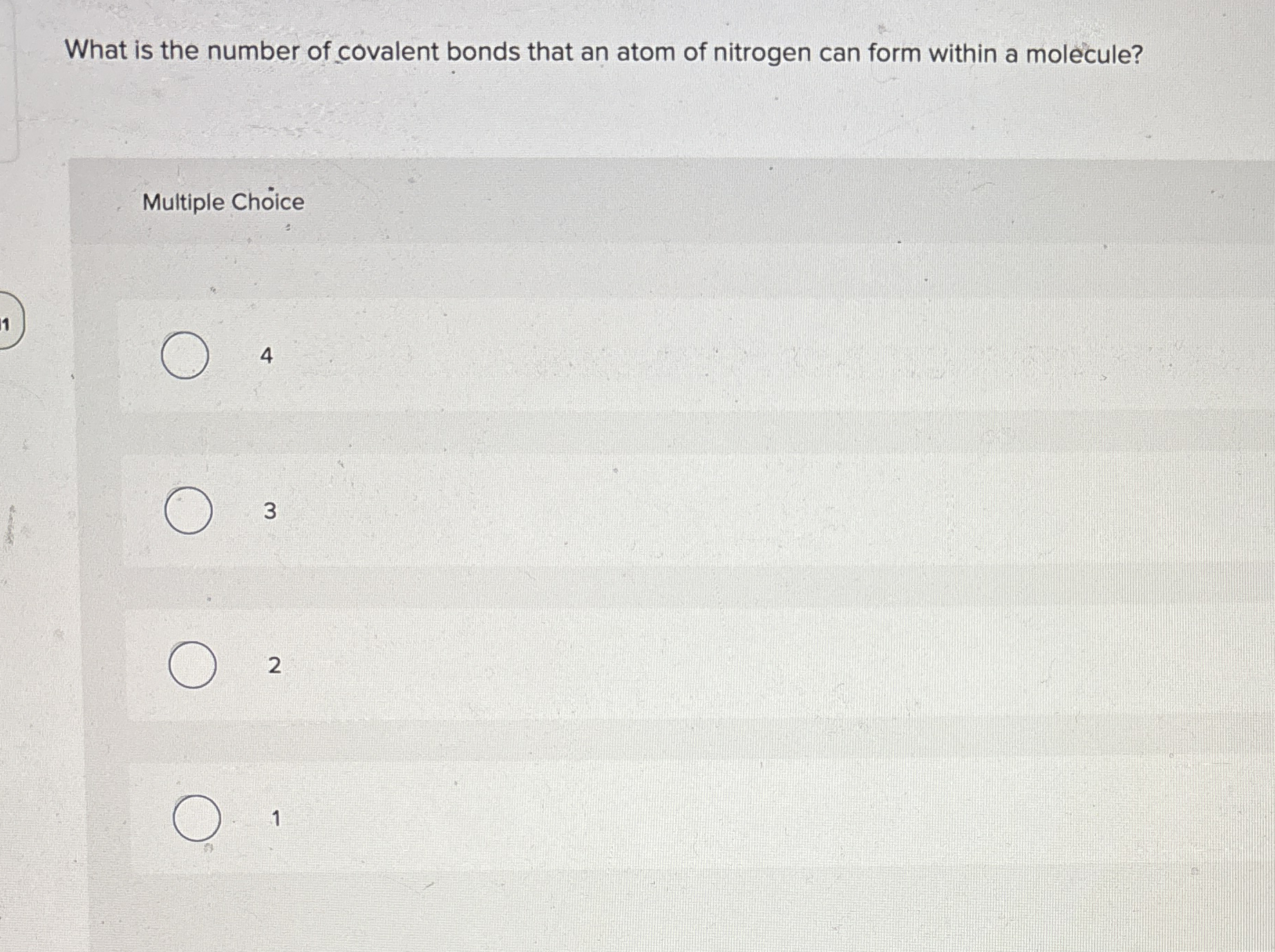 What is the number of covalent bonds that an atom of | Chegg.com