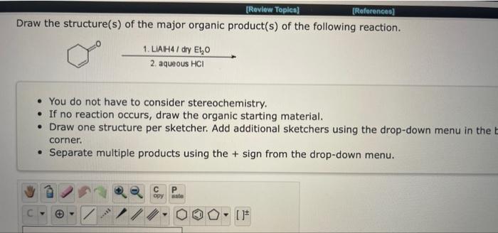Solved [Review Toples) (References) Draw the structure(s) of | Chegg.com