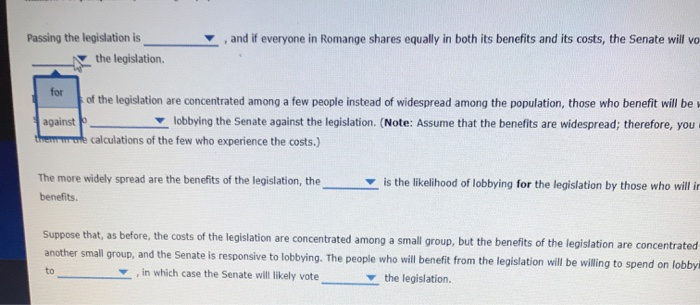 Solved The Senate, the legislature of the fictional country | Chegg.com