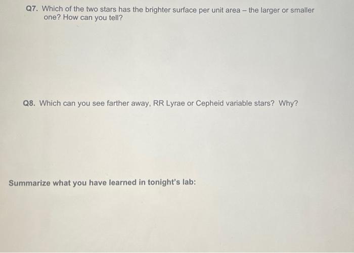 Solved VARIABLE STARS What will you learn in this Lab? This | Chegg.com