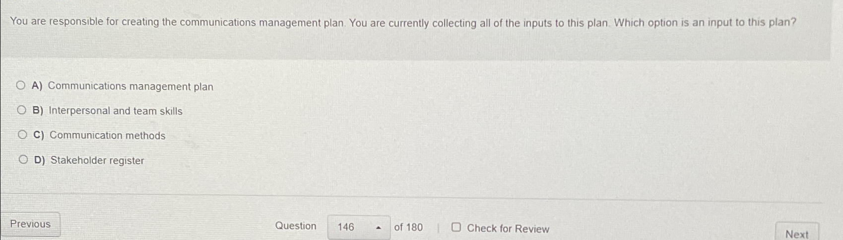 Solved You are responsible for creating the communications | Chegg.com