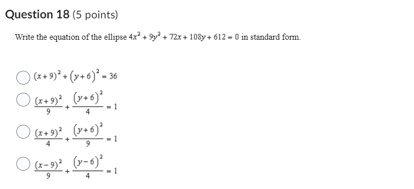 Solved Question 18 (5 points)Write the equation of the | Chegg.com Solved Question 18 (5 points)Write the equation of the | Chegg.com