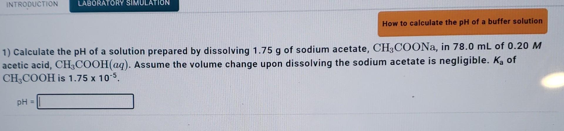 Solved INTRODUCTION LABORATORY SIMULATION How to calculate | Chegg.com