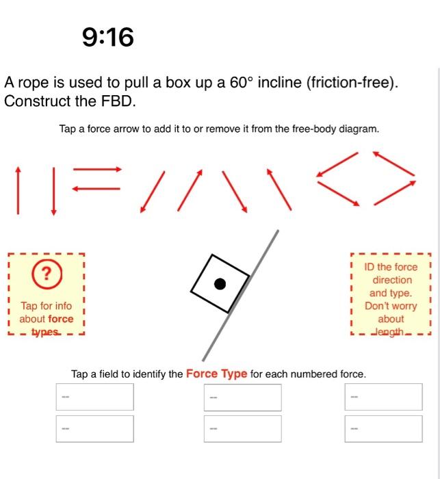 Solved A box is sliding down a 60∘ incline. Consider | Chegg.com