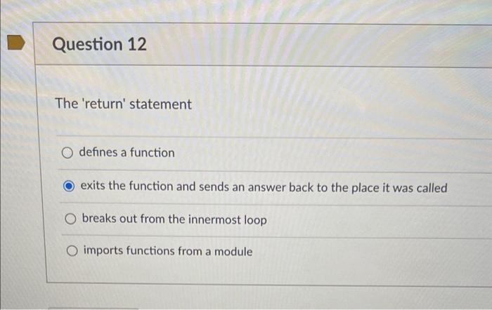 Solved 15 a compilation of questions from the Python | Chegg.com