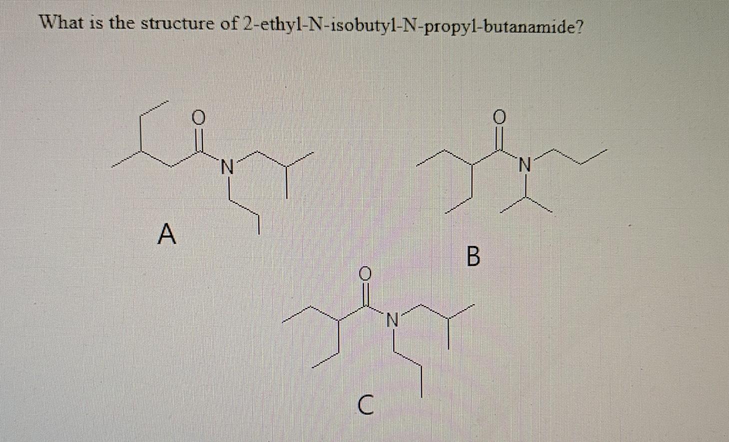 Solved What is the structure of | Chegg.com