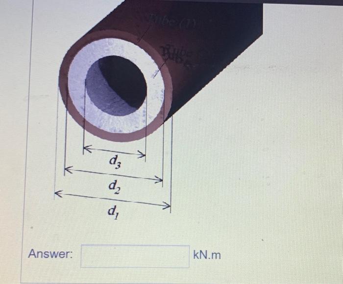Solved A compound shaft consists of an outside tube (1) and | Chegg.com