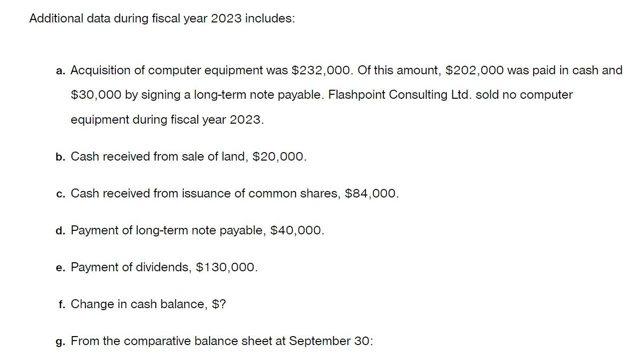 Solved Revenues Consulting revenue Expenses FLASHPOINT | Chegg.com