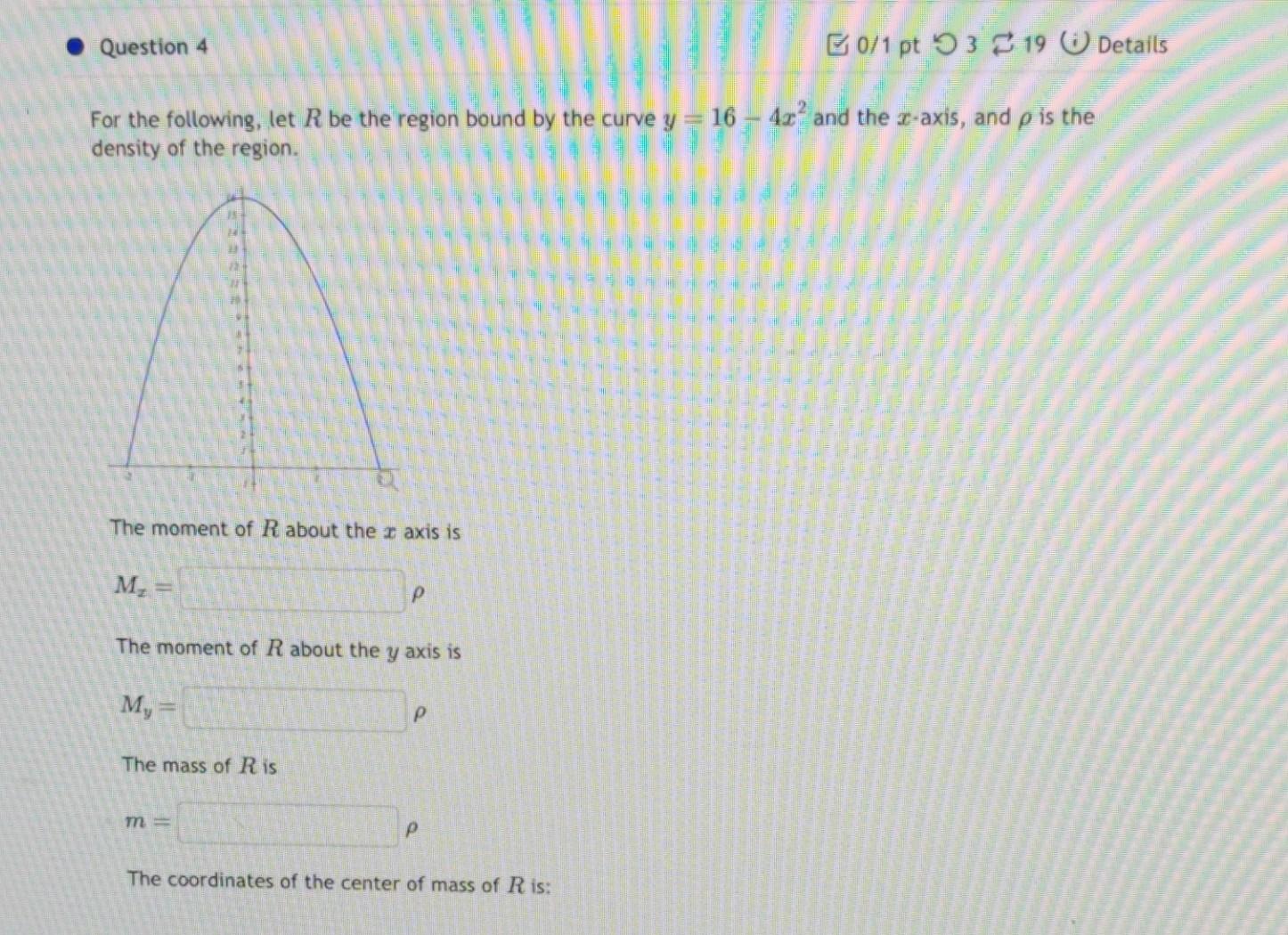 Solved Question 4 『 0/1 pt • 3⇄19 (i) Details For the | Chegg.com