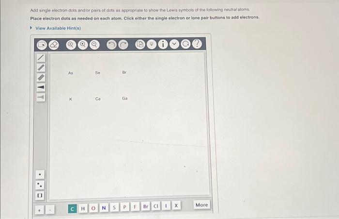 Solved Add single electron dots andior pairs of dots as | Chegg.com