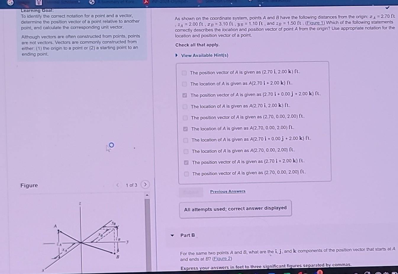 Solved Learning Goal: To identify the correct notation for a | Chegg.com