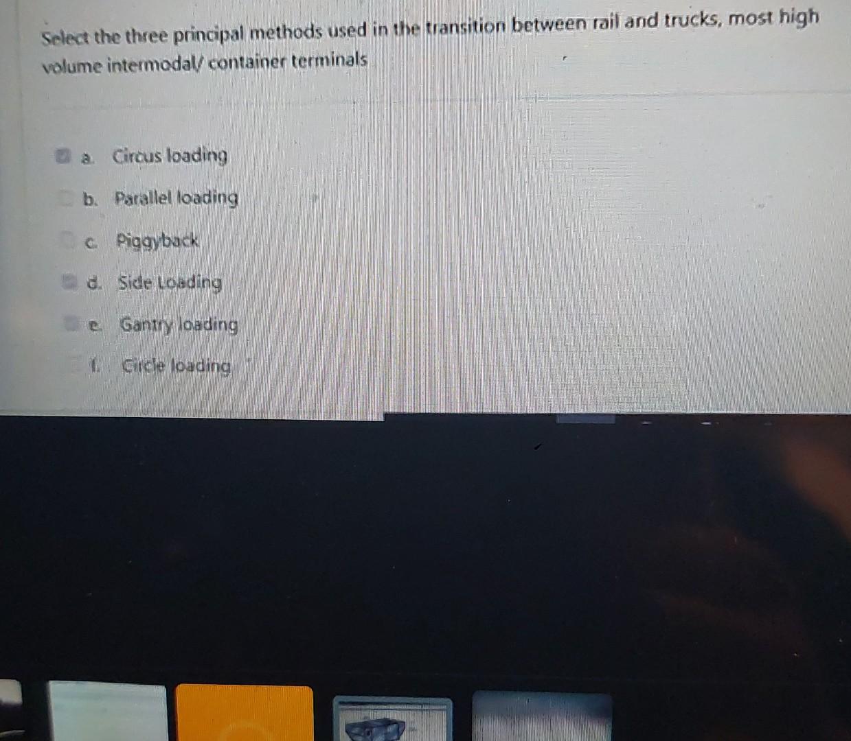 Solved Select the three principal methods used in the | Chegg.com