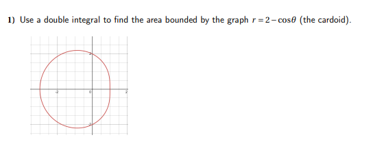 Use a double integral to find the area bounded by the | Chegg.com