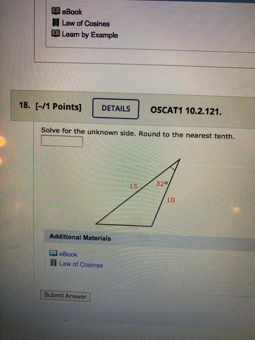 Solved 16. [-/1 Points) DETAILS OSCAT1 10.2.116. Find the | Chegg.com Solved 16. [-/1 Points) DETAILS OSCAT1 10.2.116. Find the | Chegg.com