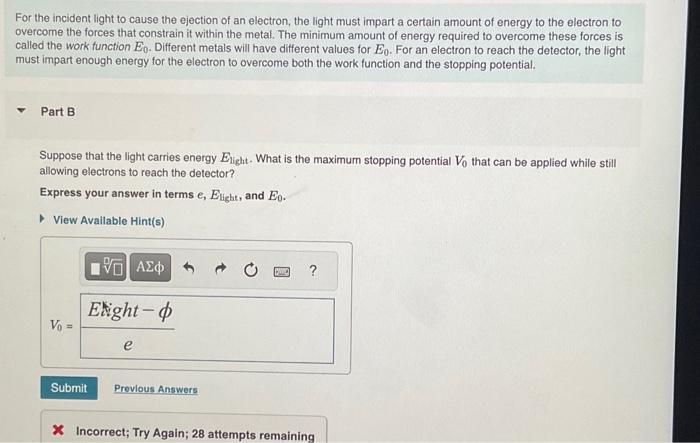 Solved Learning Goal: To understand the experiment that led | Chegg.com