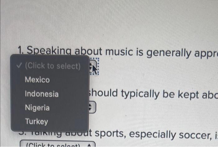 3. Etiquette in the MINT Countries (Keyboard | Chegg.com