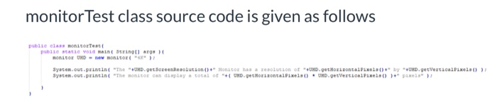 Solved 1. Create and test the monitor class Flow charts for | Chegg.com