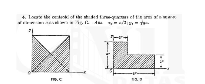 Solved Locate the centroid of the shaded three-quarters of | Chegg.com