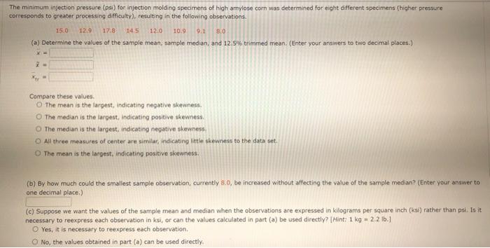 Solved 15.012.917.81.4.512.010.99.18.0 (a) Determine the | Chegg.com