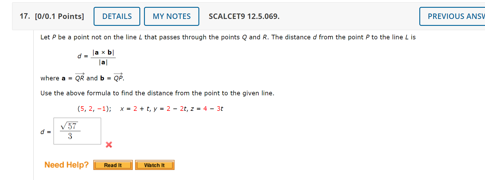 Solved Let P ﻿be a point not on the line L ﻿that passes | Chegg.com