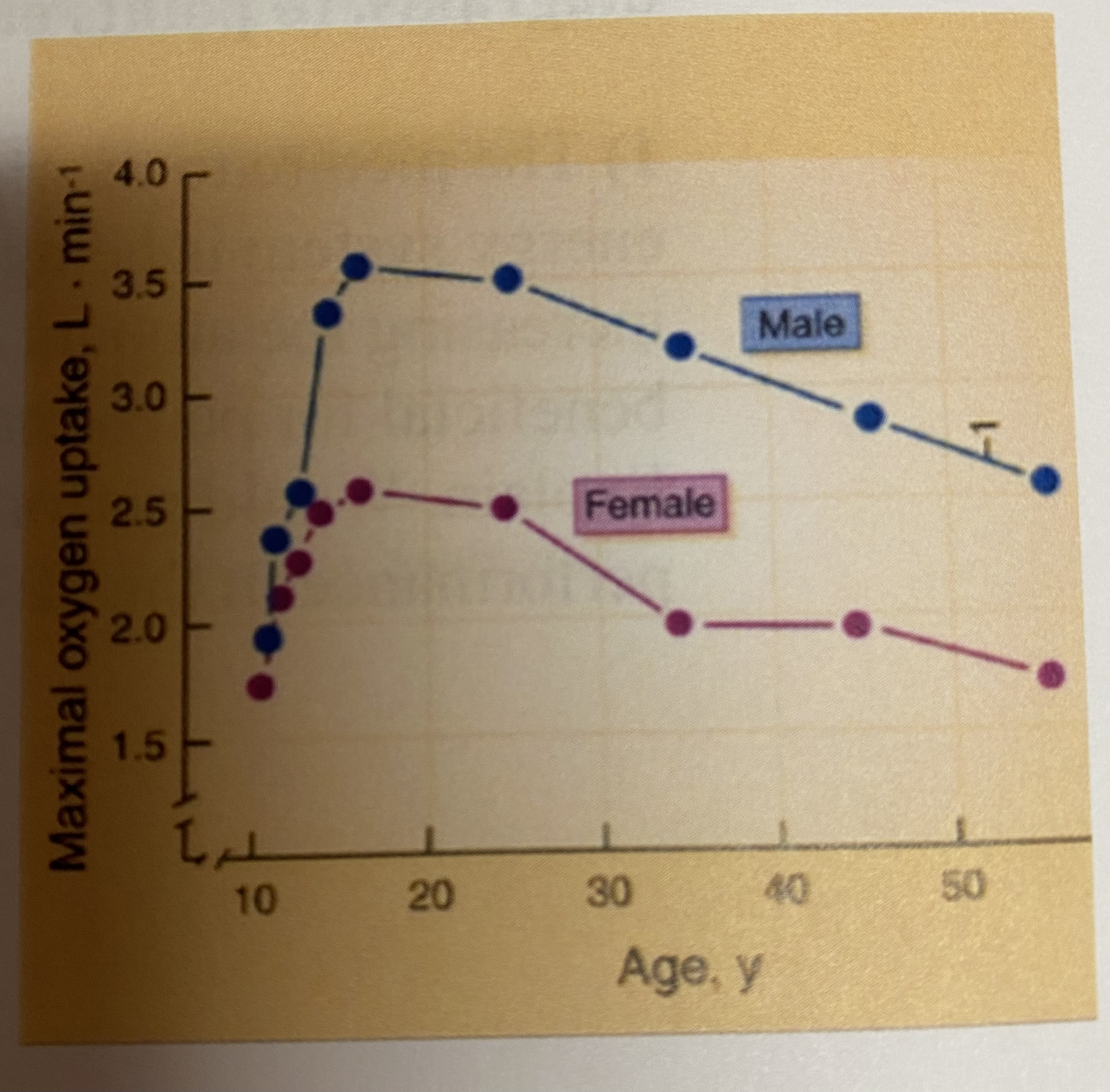 Solved The picture shows how the VO2 ﻿max measurement varies | Chegg.com